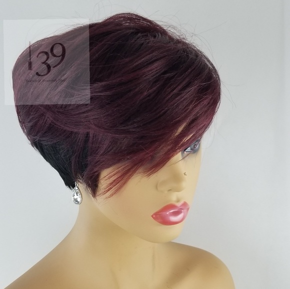 Dresses | Sexy Custom Colored Human Hair Pixie Wig | Poshmark